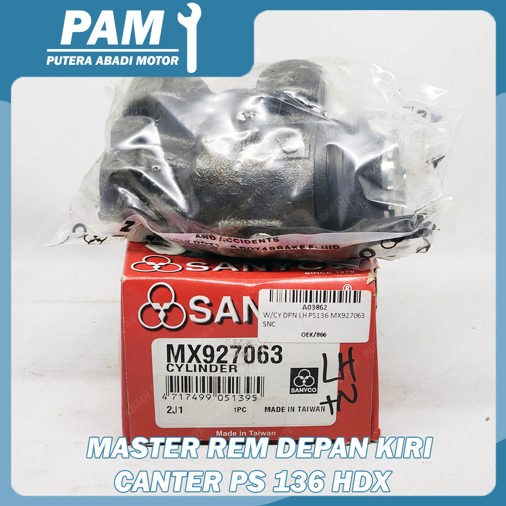 Jual Master Rem Depan Kiri Canter PS136 HDX Sanyco MX927063 Wheel ...