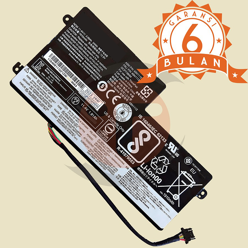 Jual Baterai Internal Laptop Lenovo ThinkPad T440 T450s T460 S440 S540 ...