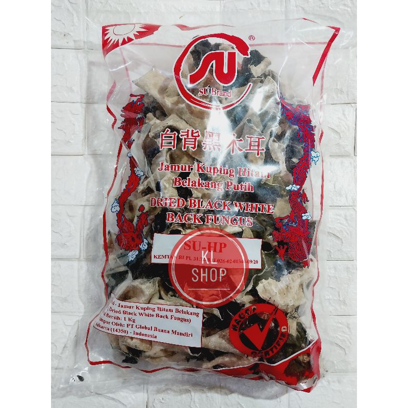 Jual Jamur Kuping Hitam Putih 1KG/ White Black Fungus | Shopee Indonesia