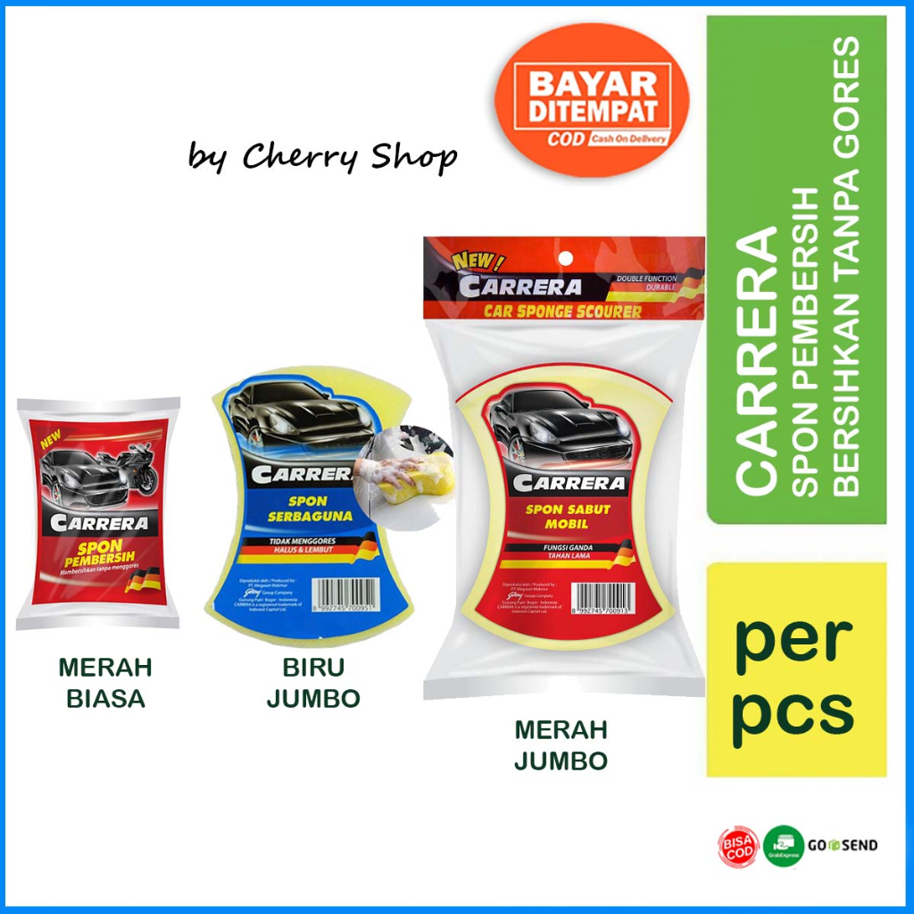 Jual [3 VARIAN | SPONS PEMBERSIH MOTOR | MOBIL] Carrera Spon Motor ...