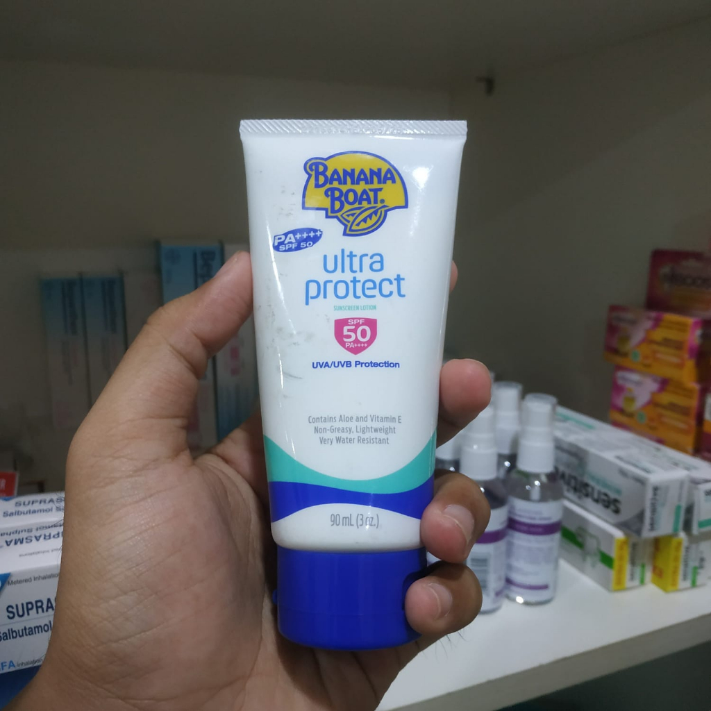 Jual BANANA BOAT ULTRA PROTECT SPF 50 PA++++ TUB 90ML - SUNSCREEN ...