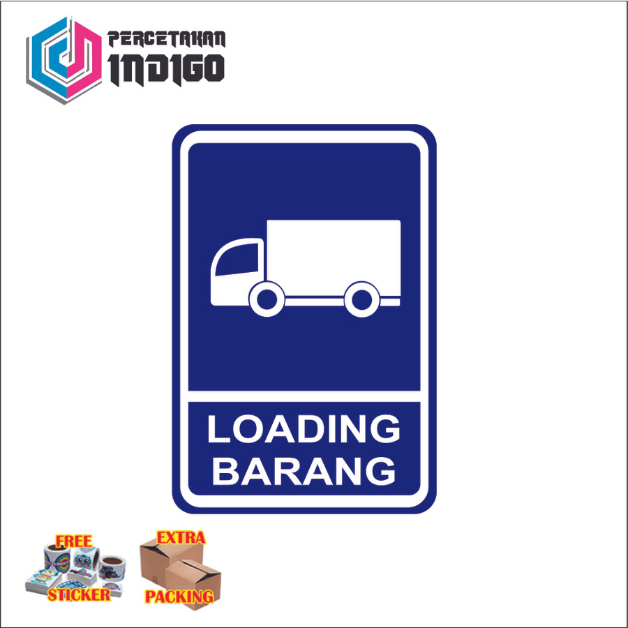 Jual plat alumunium rambu loading barang | Shopee Indonesia
