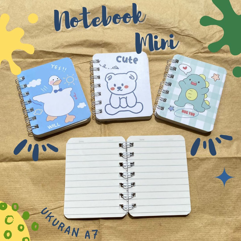 Jual KAENBE ID - Notebook Ring Mini A7 | Buku Tulis Mini | Buku Saku ...