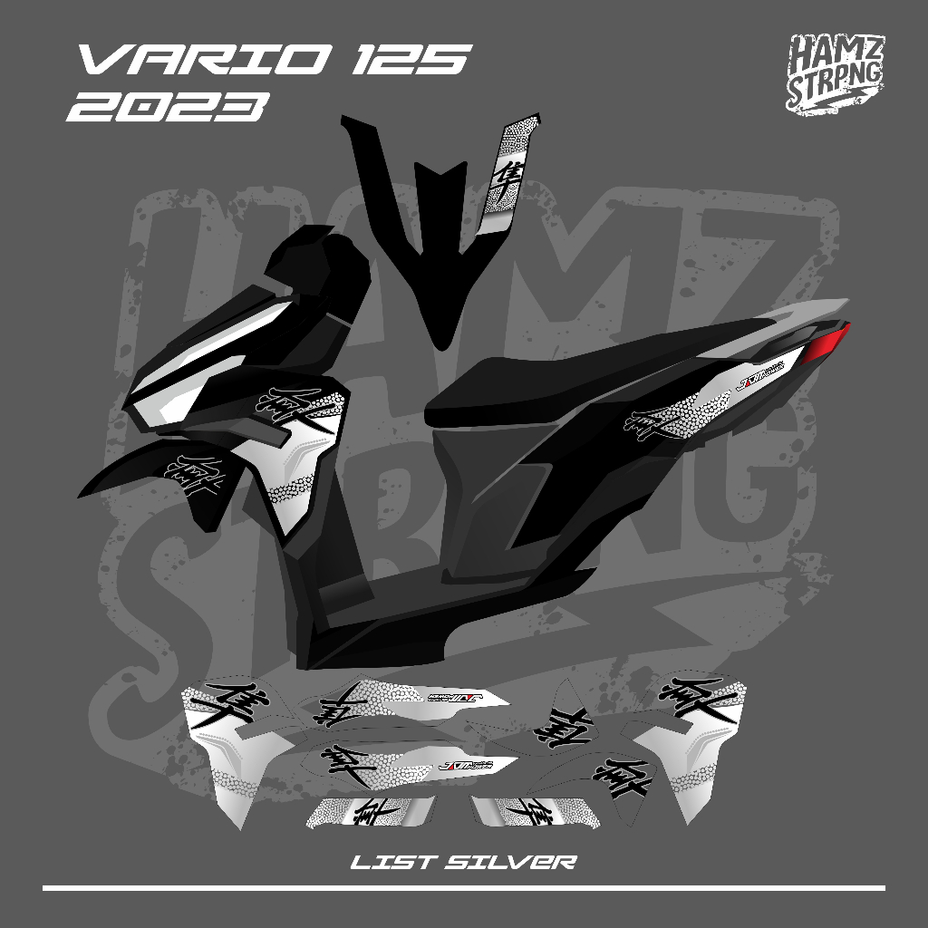 Jual Striping Transparan Vario Gen 2 2023 Hayabusa Konsep Custom ...
