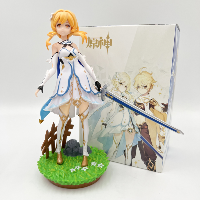 Jual Figure Genshin Impact LUMINE AETHER HU TAO ZHONGLI QIQI 17-19 cm ...