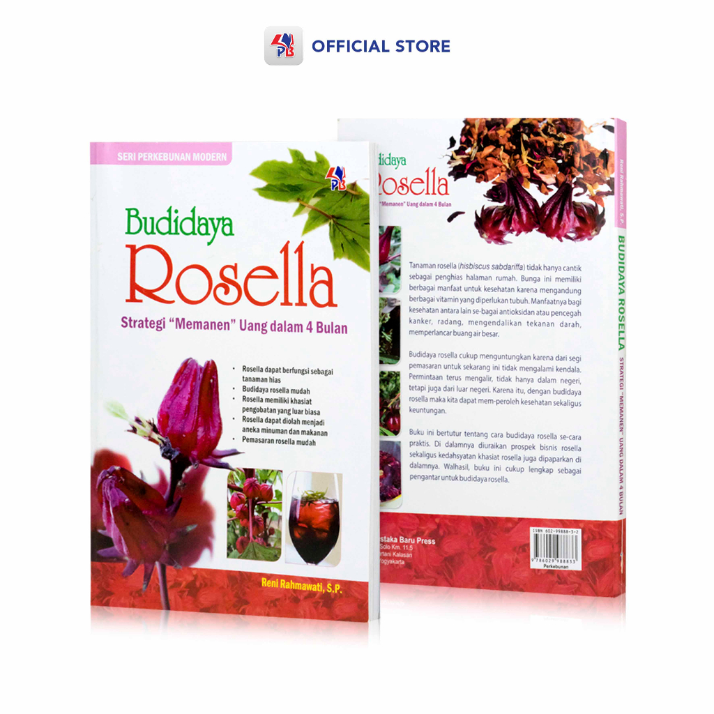 Jual Buku Pertanian : Budidaya Rosella Strategi Memanen Dalam 4 Bulan ...