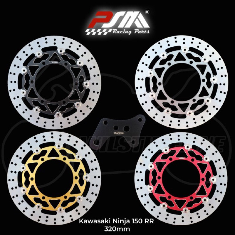 Jual PIRINGAN CAKRAM DEPAN PSM 320MM NINJA RR DISCBRAKE NINJARR 320 MM ...