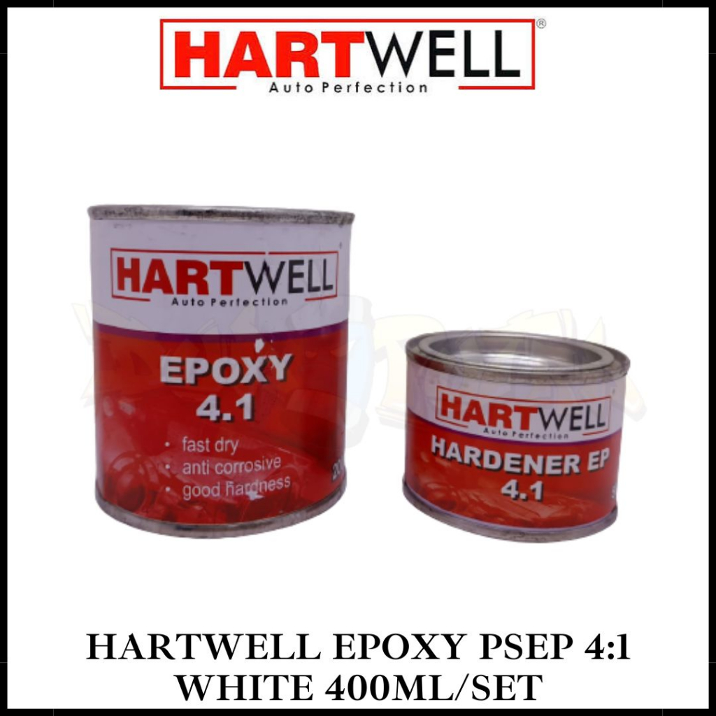 Jual PSEP Epoxy Hartwell Putih 4.1 250ml/Set (200ml+50ml) | Shopee ...