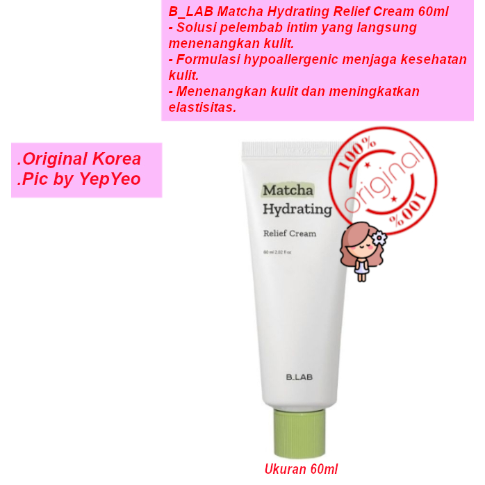 Jual B_LAB Matcha Hydrating Relief Cream 60ml | Shopee Indonesia