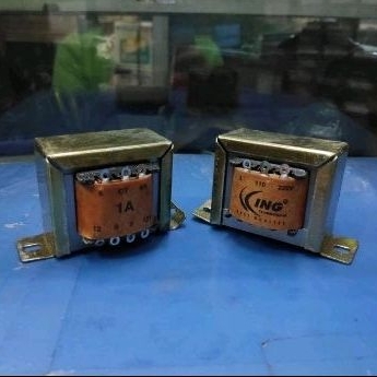 Jual Travo 1A CT / 0 12V 15v / CT 18V king trafo 1 ampere | Shopee ...