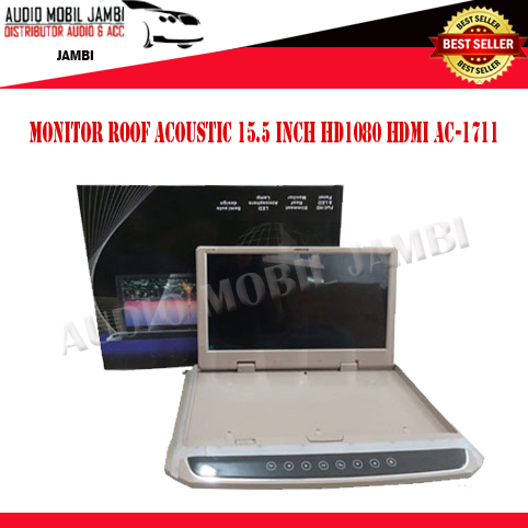 Jual TV PLAFON MOBIL / MONITOR ROOF ACOUSTIC 17 INCH HD1080 HDMI AC ...