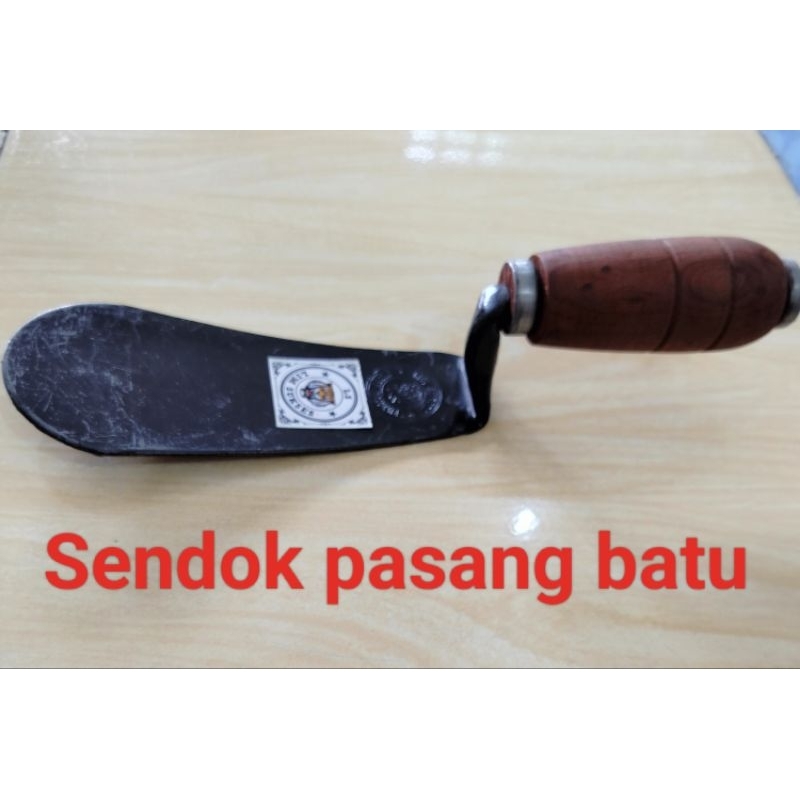 Jual Cetok Sendok Pasang Batu / Sendok Semen Kasar | Shopee Indonesia