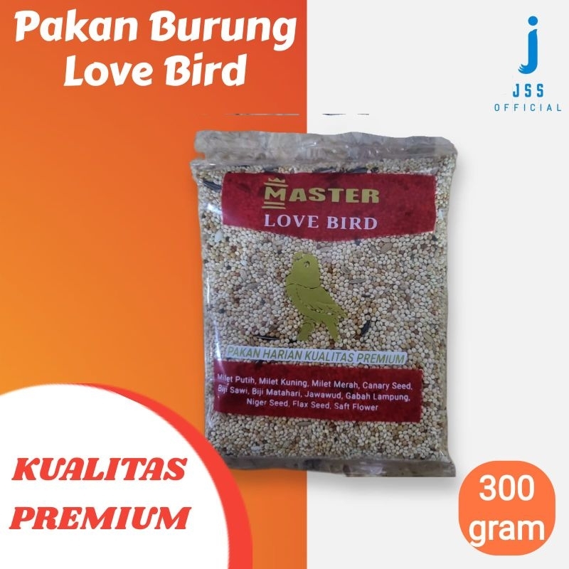 Jual Pakan Burung Lovebird Master 300grm | Shopee Indonesia