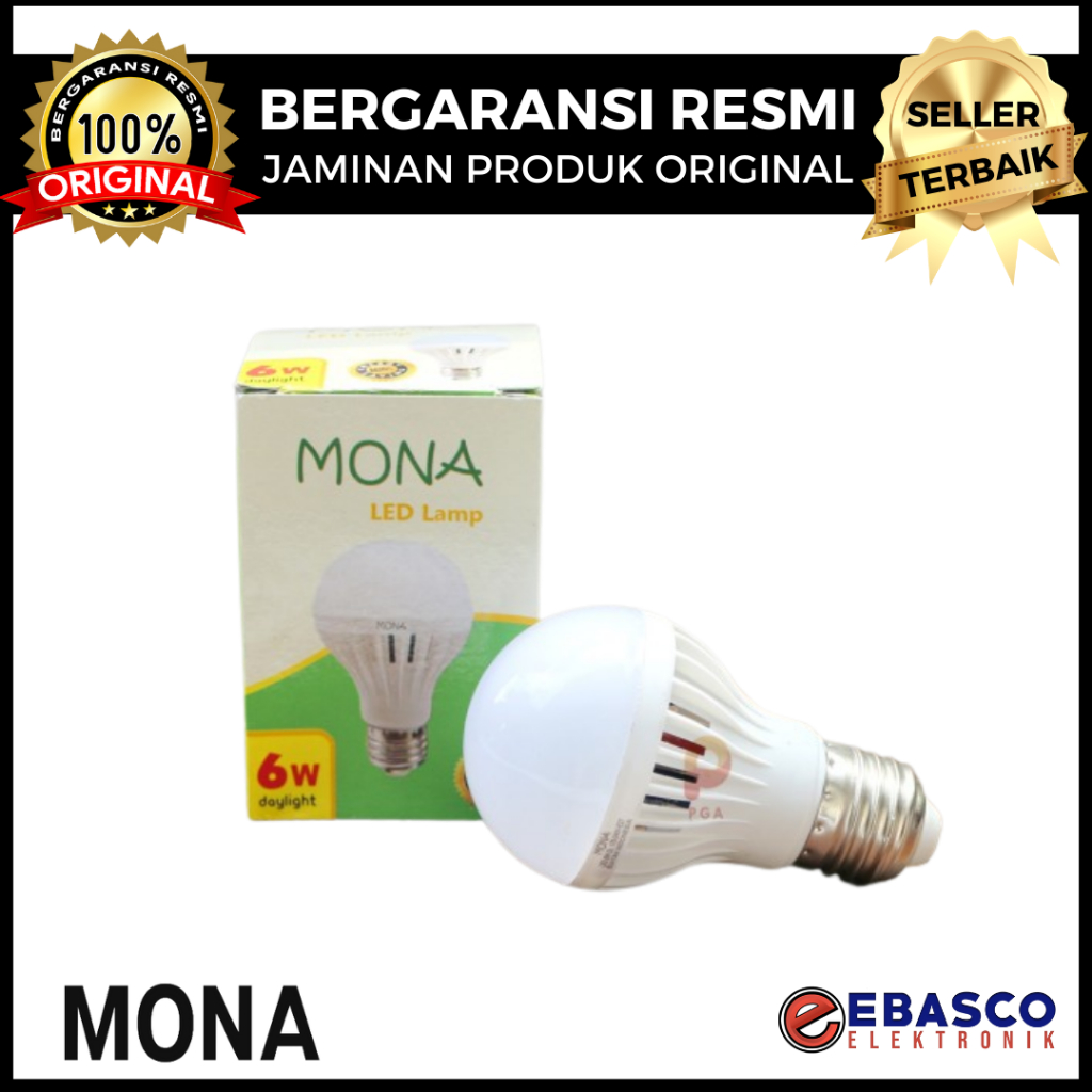 Jual Mona lampu led 6 watt | Shopee Indonesia