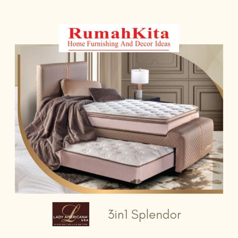 Jual Kasur Lady Americana Splendor 2in1 (set) | Shopee Indonesia
