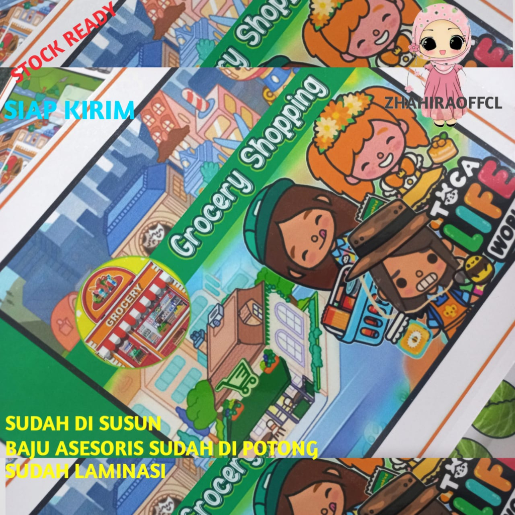 Jual mainan anak TOCA BOCA LIFE GROCERY SHOPPING PAPER BOOK BONGKAR ...