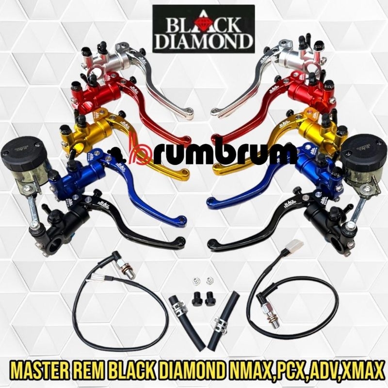 Jual MASTER REM BLACK DIAMOND NMAX, PCX 150/160, ADV 150/160, XMAX 250 ...