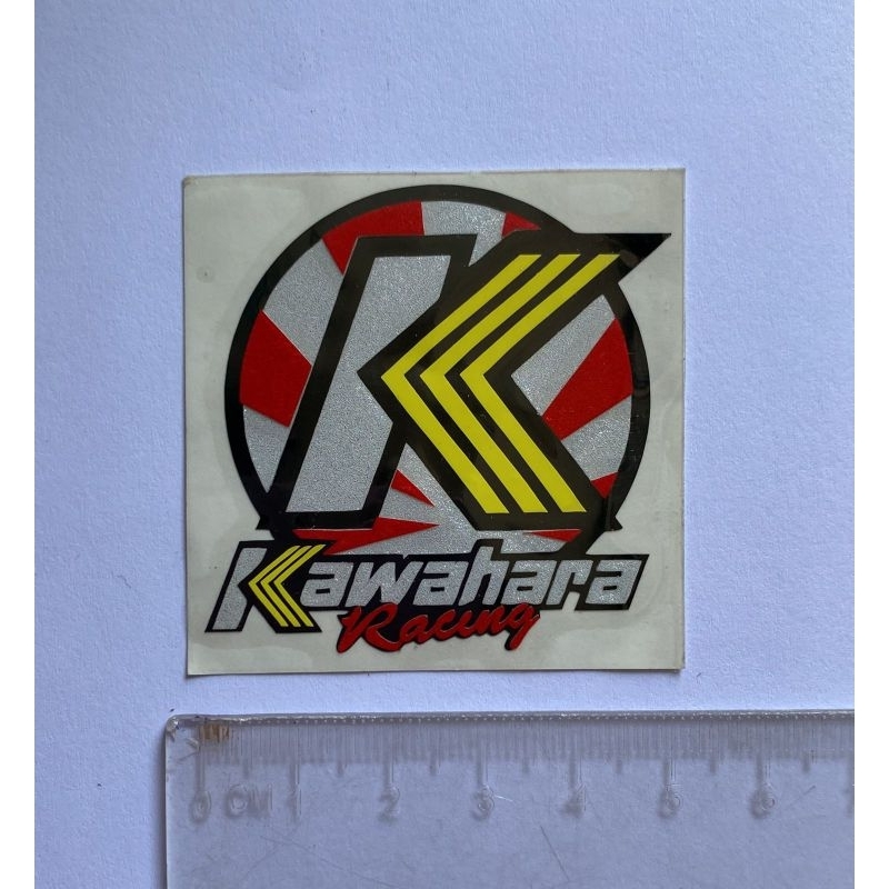 Jual Sticker stiker emblem logo merk Kawahara Racing Original 100% ...