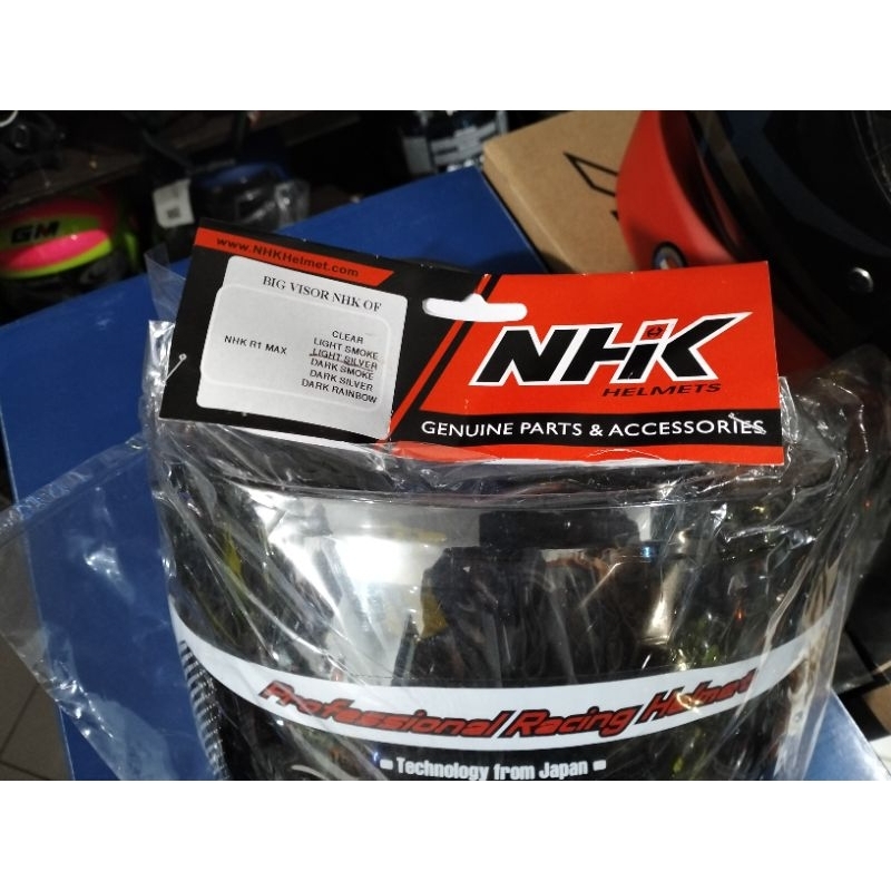 Jual VISOR HELM NHK R1 ELITE R1 MAX LIGHT SMOKE ORIGINAL NHK | Shopee ...