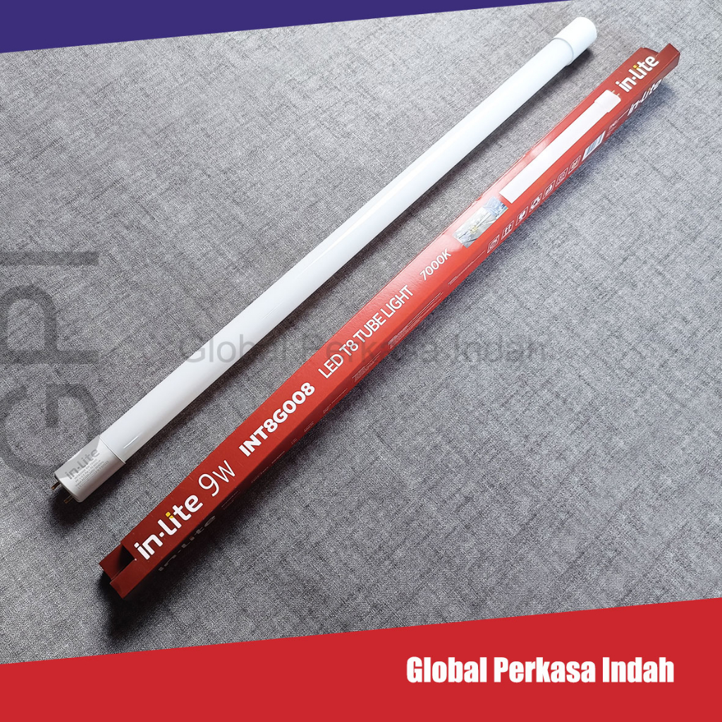 Jual INLITE IN LITE LAMPU TL LED PUTIH NEON T8 9W 60CM INT8G008 | Shopee Indonesia