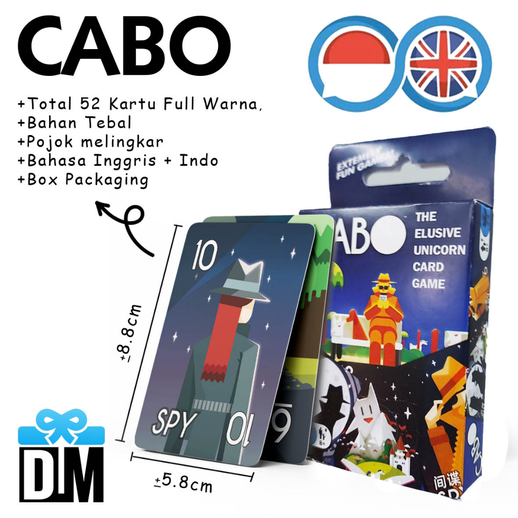 Jual Kartu Cabo Elusive Cabo Si Unicorn Mistis Mainan Keluarga Card ...