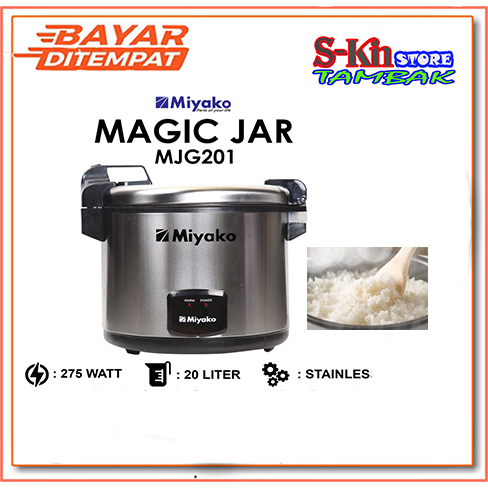 Jual MIYAKO MAGIC JAR PENGHANGAT NASI MJG-201 SNI, 20 LITER JUMBO/cocok ...