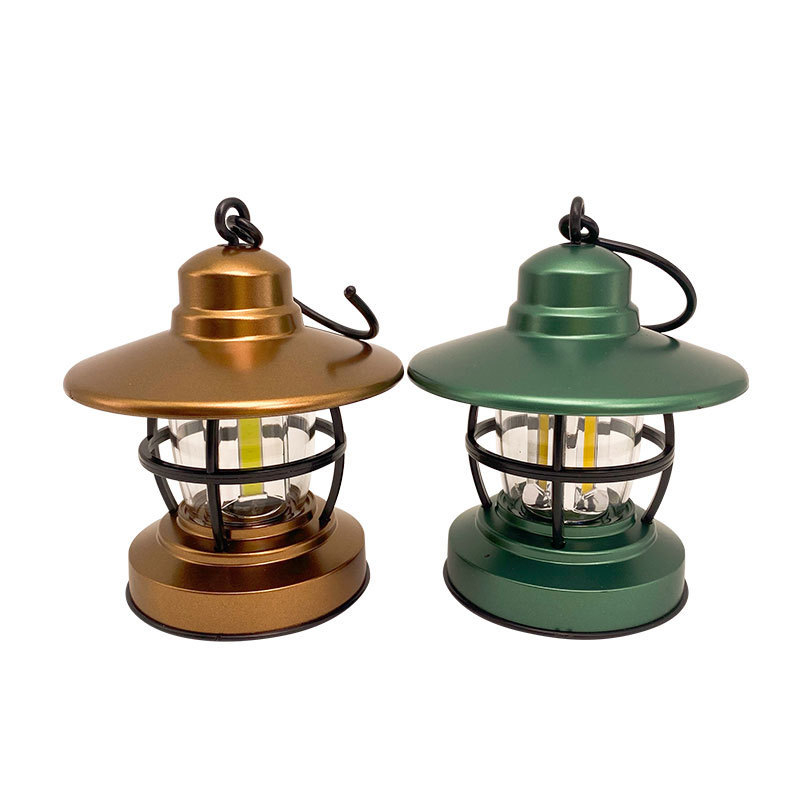 Jual Lampu Lentera Gantung Camping LED COB Retro Protable Anti Air ...
