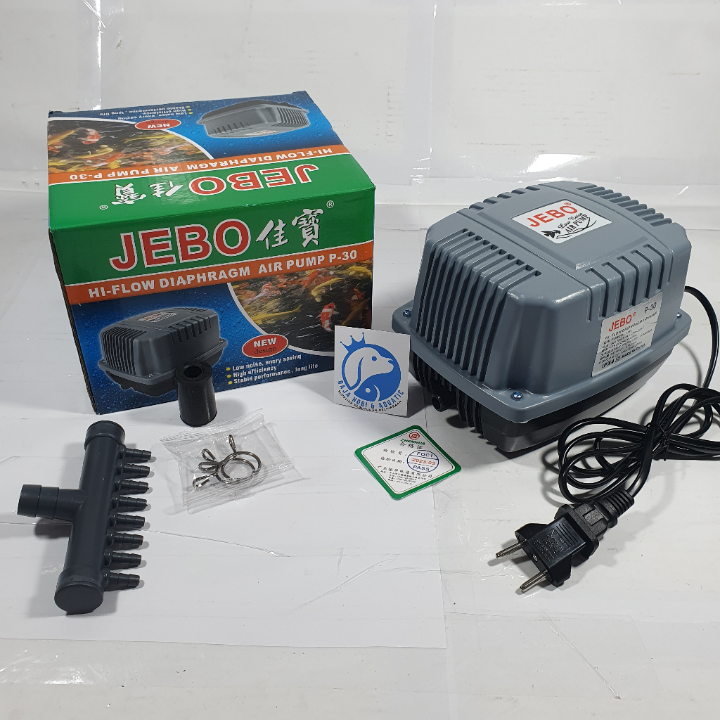 Jual JEBO P30 P-30 POMPA UDARA AERATOR AIR PUMP BLOWER AQUARIUM KOLAM ...