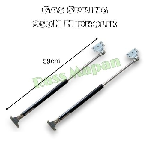 Jual Hidrolik Gas Spring 950N 95 Kg Pintu Panjang Ranjang Tempat Tidur ...