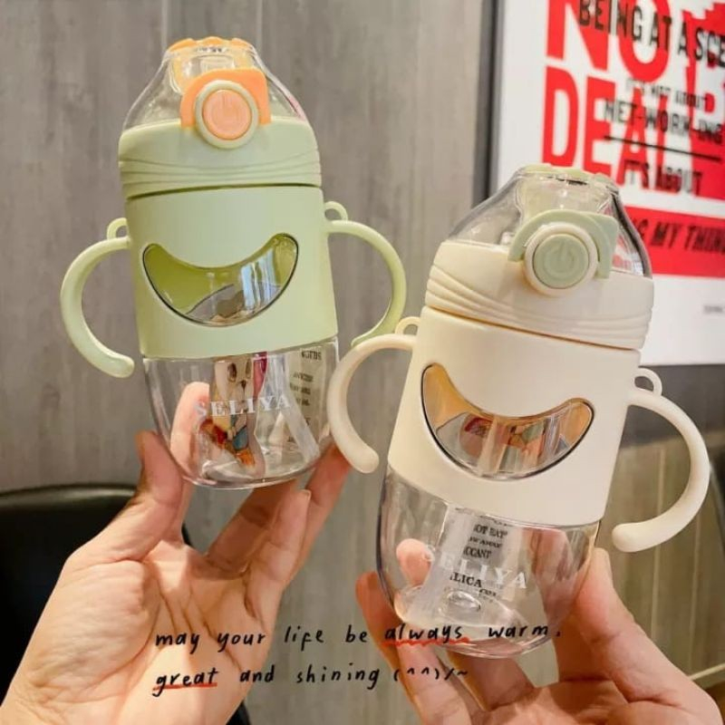 Jual Botol Minum Anak 2 Gagang Seliya KD 2678 Botol HX-337 Botol Karakter Anak Animal | Shopee ...