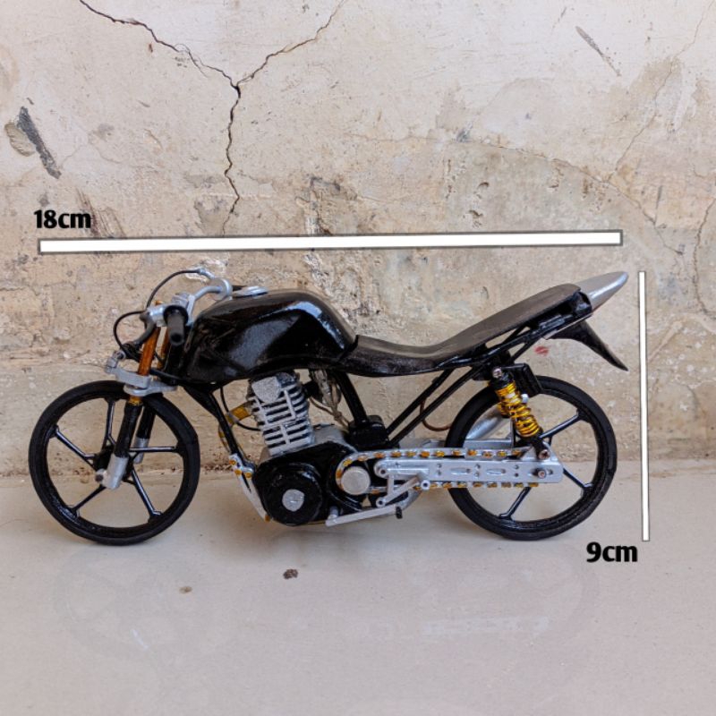 Jual Miniatur motor tiger herex full detail | Shopee Indonesia