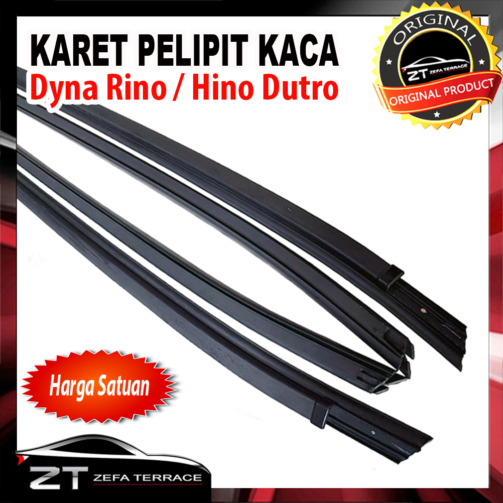 Jual Karet Pelipit Kaca Luar Dalam Dyna Rino Hino Dutro Satuan | Shopee ...