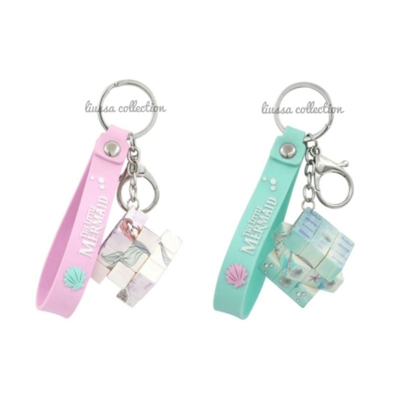Jual Gantungan Kunci Miniso - Disney The Little Mermaid Collection Cube ...