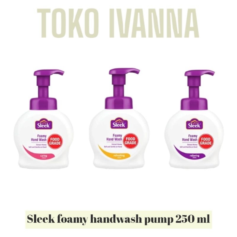 Jual Sleek Foamy Hand Wash Soothing / Refreshing / Caring Pump 250mL ...