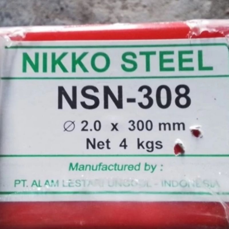 Jual Kawat Las Stainless Nikko Steel NSN308 2mm / Nikko Steel NSN 308 2 ...