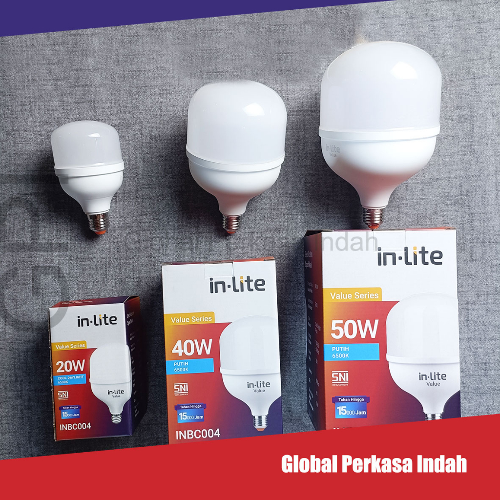 Jual INLITE LAMPU CAPSULE LED BULB 40W INBC004 - PUTIH | Shopee Indonesia