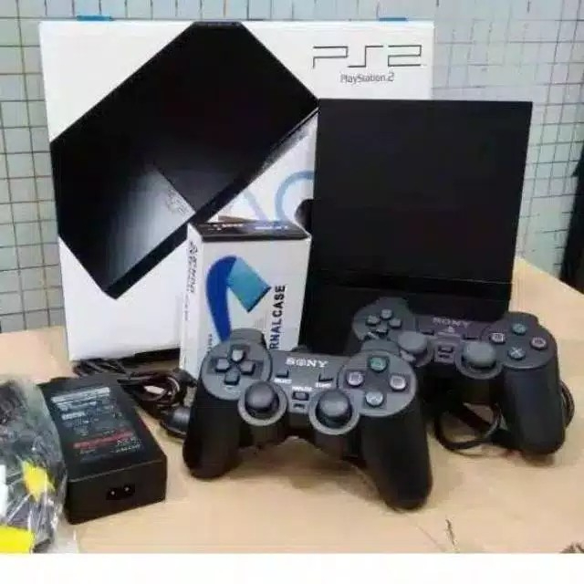 Jual PS2 SLIM HDD 40GB,60 GB,80GB,120GB,160GB,250Gb external + 2 stik ...
