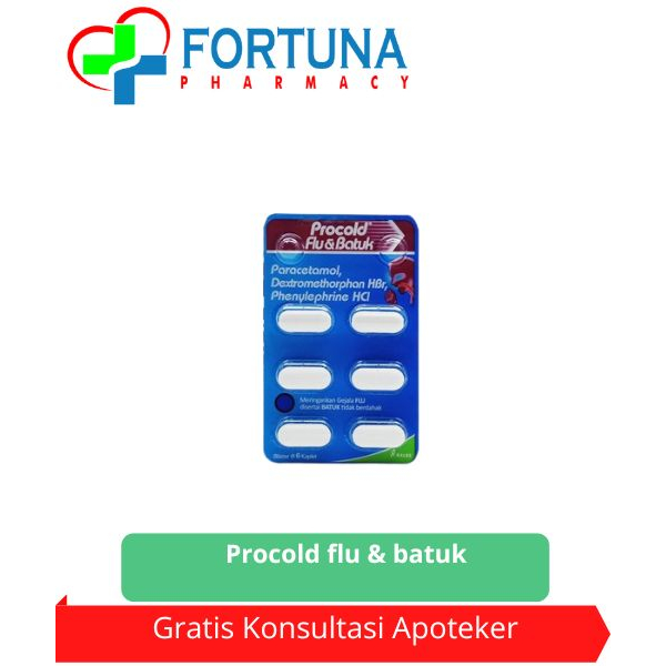 Jual Procold flu & batuk strip | Shopee Indonesia