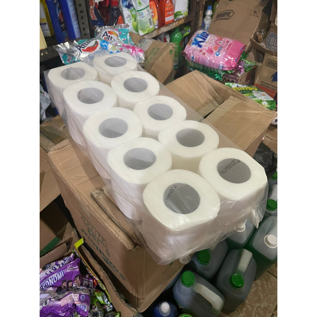 Jual Plenty 10roll Tissue Tisu Bathroom Roll (1 Pack isi 10 Roll ...