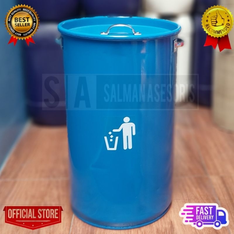 Jual Tong Drum Besi 60 Liter. Tempat Bakar Sampah | Shopee Indonesia
