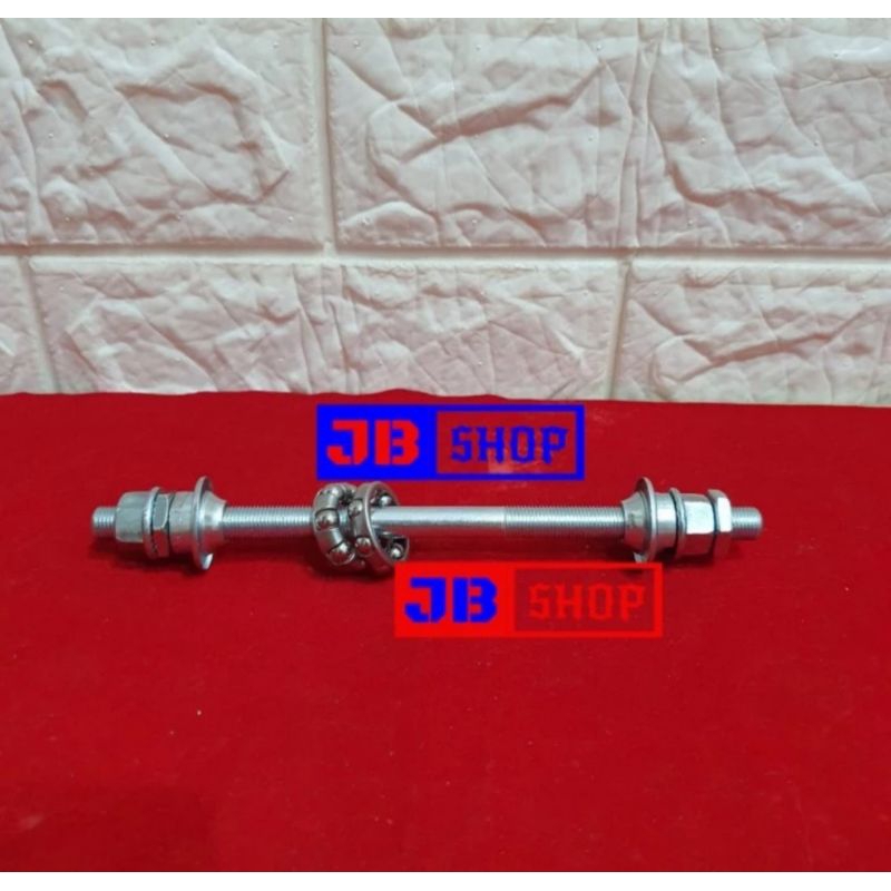 Jual AS RODA BELAKANG SEPEDA MUR 15 CP TAIWAN REAR HUB SPINDLE MTB BMX ...