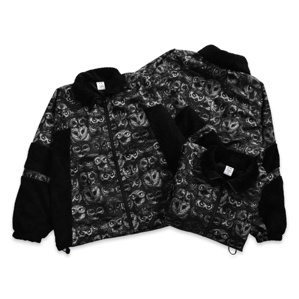 Jual DREAMBIRDS "DARK OWL SQUAD" SHERPA JACKET | Shopee Indonesia
