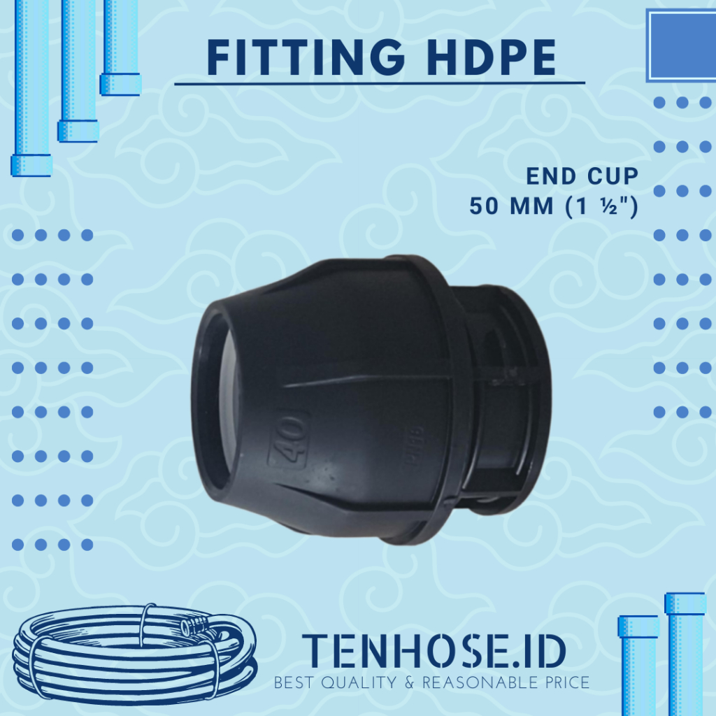 Jual End Cup / DOP Ukuran 50 MM (1 ½") Inch Fitting HDPE | Shopee Indonesia