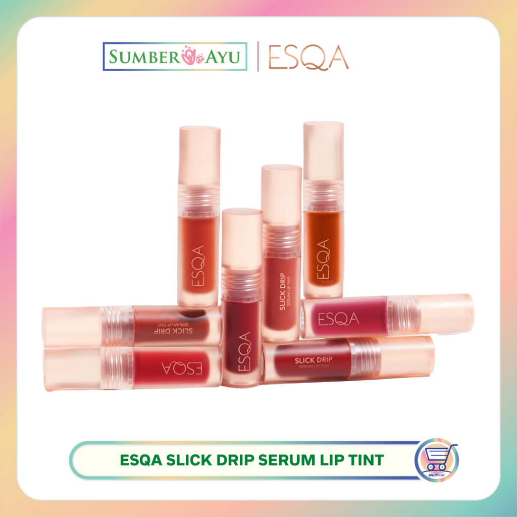 Jual ESQA SLICK DRIP SERUM LIP TINT | Shopee Indonesia