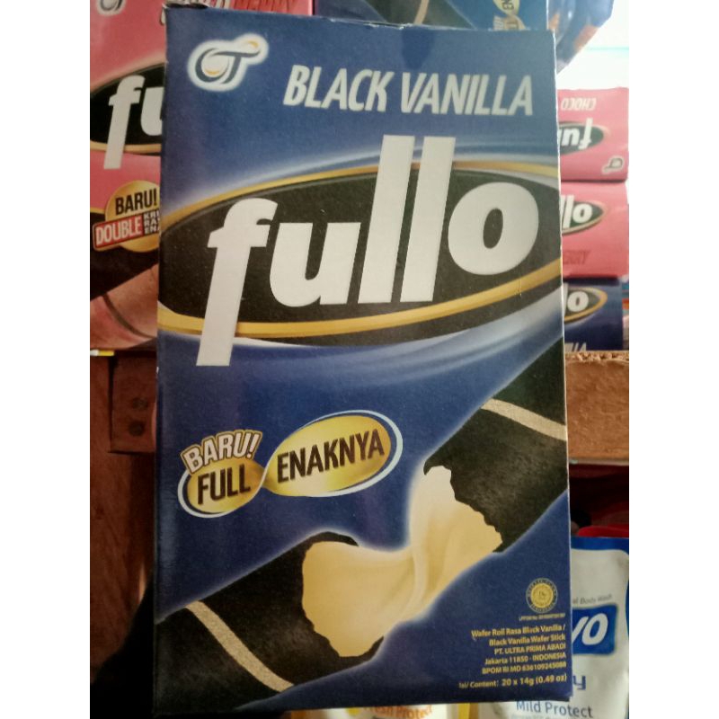 Jual Fullo Wafer Roll Rasa Black Vanilla 20Pcs | Shopee Indonesia