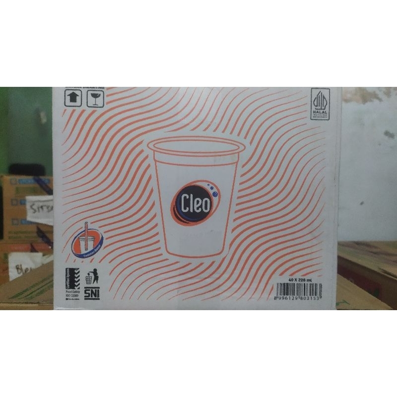Jual Cleo Air Minum Kemasan Gelas Cup 220 Ml 1 Karton Isi 40 Cup | Shopee Indonesia