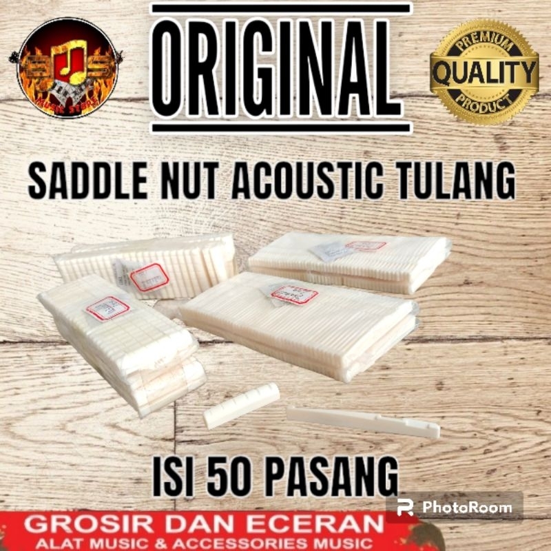 Jual PAKET GROSIR Saddle Nut Tulang Sapi Australia Asli Saddle Gitar ...