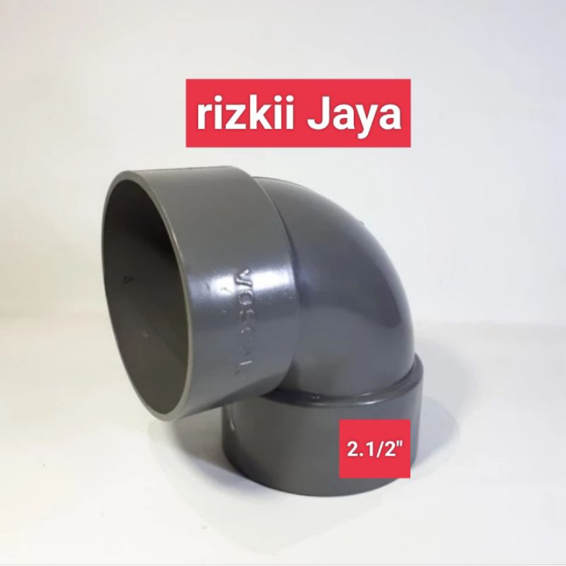 Jual Voscar Kenie 2.1/2" inch D/Elbow 2,5 in Pvc/knie/keni/L Sambungan ...