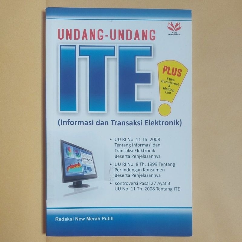 Jual Buku Undang Undang ITE ( original ) | Shopee Indonesia