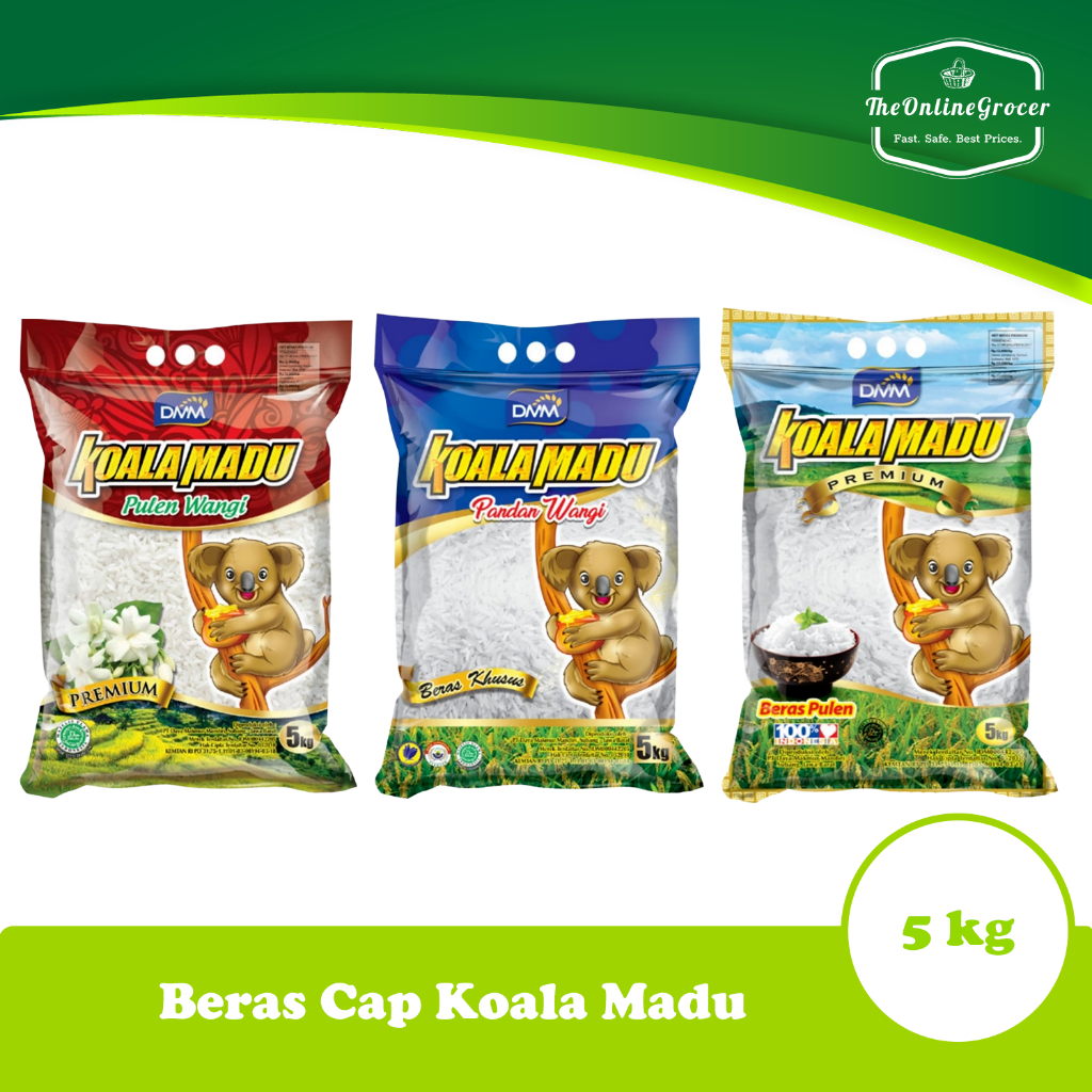 Jual Beras Cap Koala Madu 5kg | Shopee Indonesia